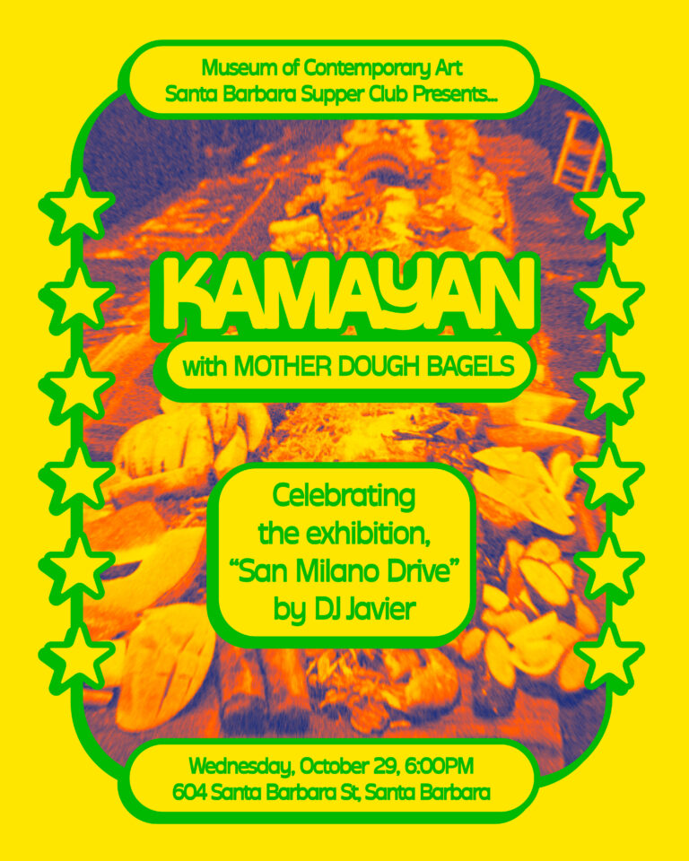 Kamayan Feast Supper Club – Museum of Contemporary Art Santa Barbara